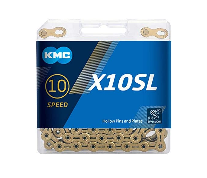 KMC Cadena X10SL Gold 10 Velocidades – bcollectivestore